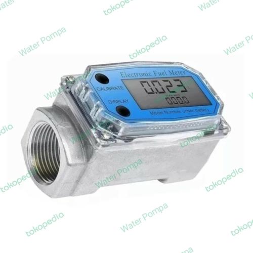 Jual Digital Flow Meter Turbine LCD 1inch Alat Ukur Aliran - Jakarta ...