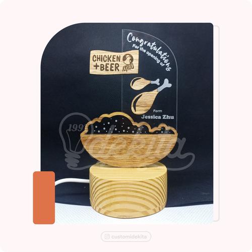 Jual Custom Ucapan Grand Opening New Business Gift Selamat Resto Kafe ...