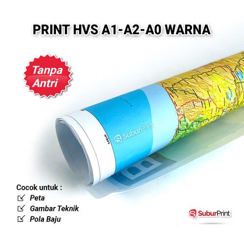 Jual Print Cetak Ukuran Besar A0 A1 A2 Berwarna Full Color Murah Bahan HVS - A0 - Jakarta Pusat ...