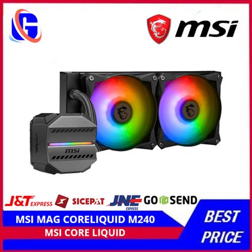 Jual MSI MAG CORELIQUID M240 - LIQUID CPU COOLER - Kota Bandung - Gatecomp Technology | Tokopedia