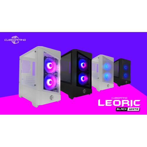 Jual CUBE GAMING LEORIC GLASS - MESH mATX - GLASS WHITE - Kota ...
