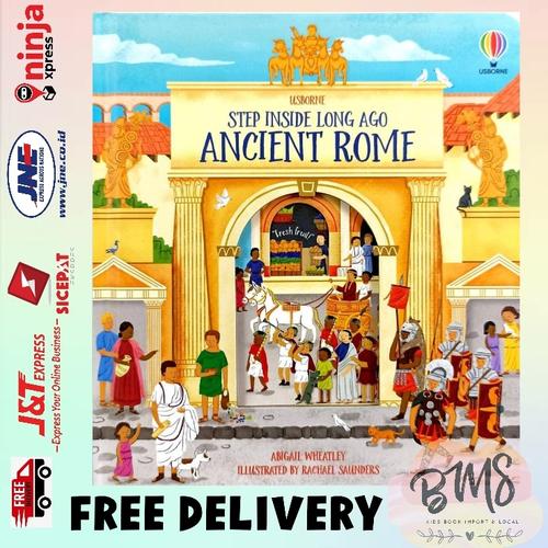 Jual Usborne Step Inside Long Ago Ancient Rome Abigail Wheatley - Kota ...