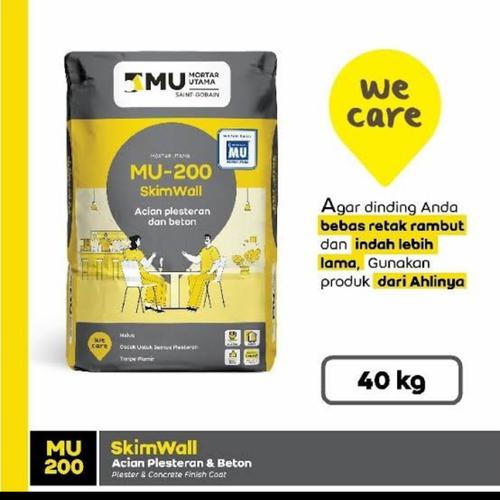 Jual Mortar MU-200 40 Kg Acian Plesteran & Beton Skim Wall - Kota ...