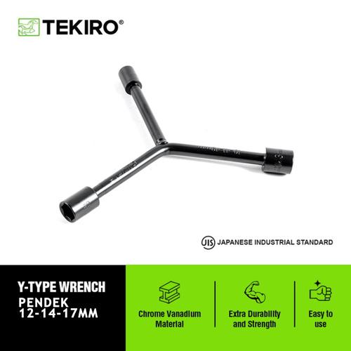 Jual TEKIRO Y-TYPE WRENCH SHORT - TEKIRO KUNCI SOK Y PENDEK 12-14-17MM ...