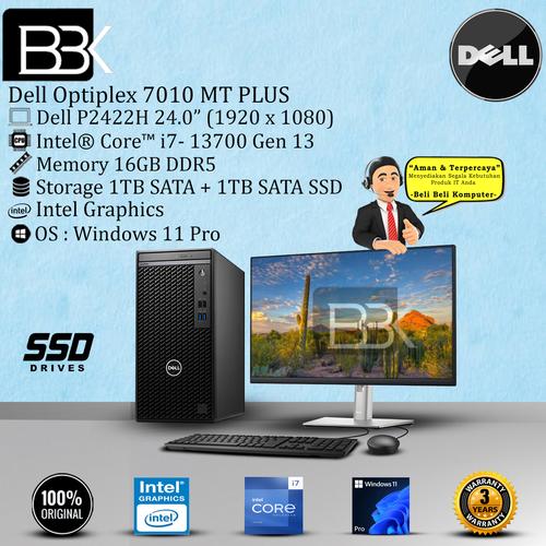 Jual PC DELL Optiplex 7010 MT PLUS i7-13700 16GB 1TB+1TB SSD W11P ...