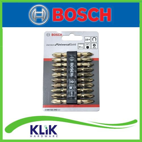 Jual Bosch Mata Obeng Angin PH2 x 65 mm - Obeng Skrup Gypsum Double Bit ...