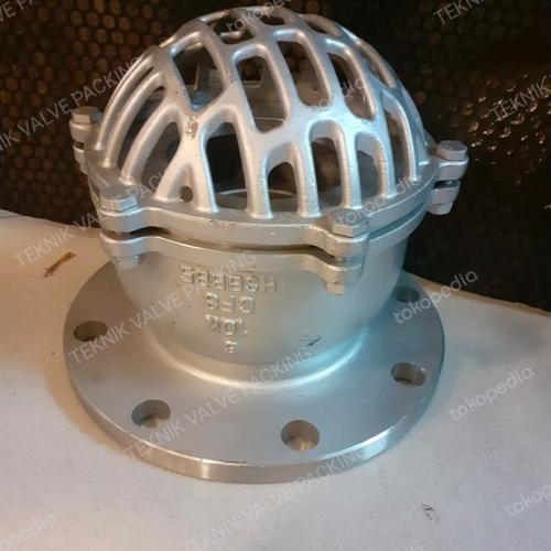 Jual Foot Valve Stainless 8" inch / Foot valve ss304 flange jis 10k ...