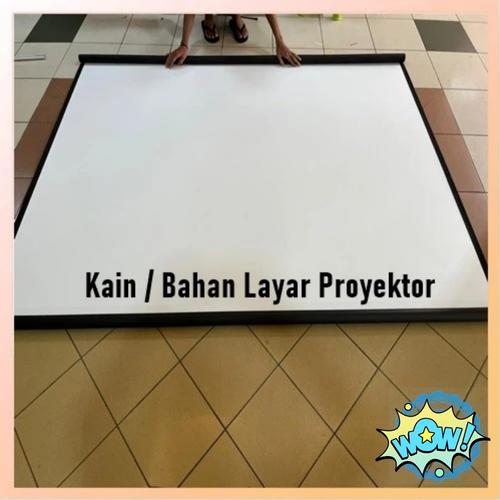 Jual Kain Layar Projector - Kain Layar Proyektor - Kain Bahan 150" 4:3 ...