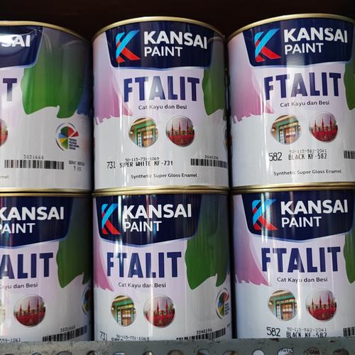 Jual Cat Kayu dan besi Ftalit 1kg - hitam doff - Kota Tangerang Selatan ...