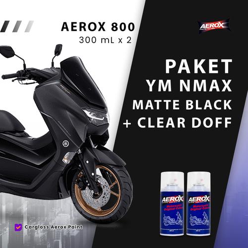 Promo Paket Cat Semprot Aerox 800 Yamaha Nmax Matte Black Plus Clear ...