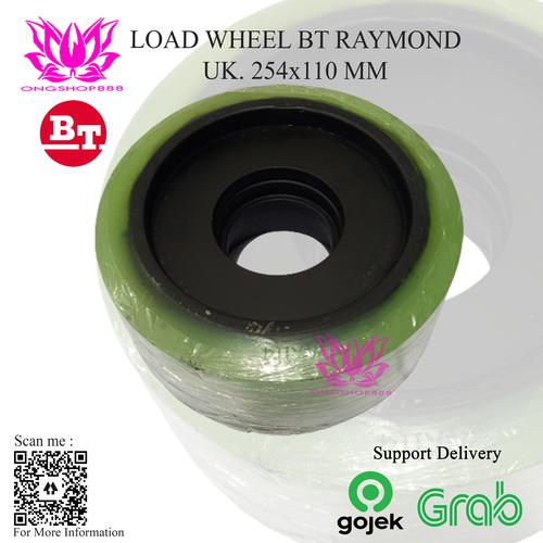Jual Roda Toyota Forklift BT Raymond Load Wheel 254x114 mm Wheel ...