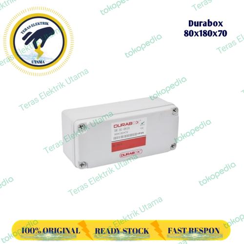 Jual Junction Box Panel ABS Plastik 80x180x70 MM Durabox - Jakarta ...