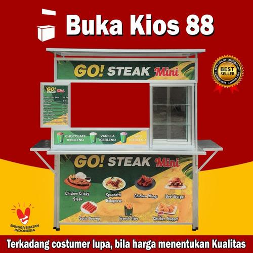 Jual Booth Portable besar + Etalase kaca ukuran P.150 L.80 T.80 - Kota ...