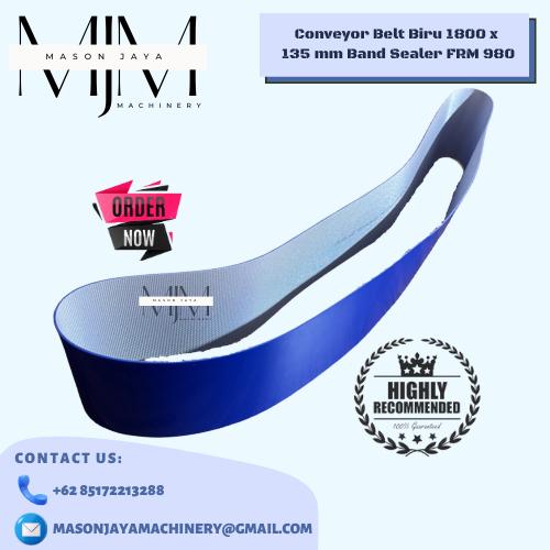 Jual Conveyor Belt Biru 1800 x 135 mm Continuous Band Sealer FRM 980 ...