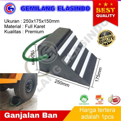 Jual Rubber Wheel Chock Truk | Karet Ganjal Ban Truk | Penahan Ban Truk ...