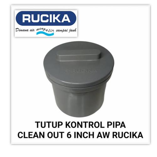 Jual Clean Out 6" inch AW Rucika Tutup Pipa Tutup sepiteng 6 inch ...