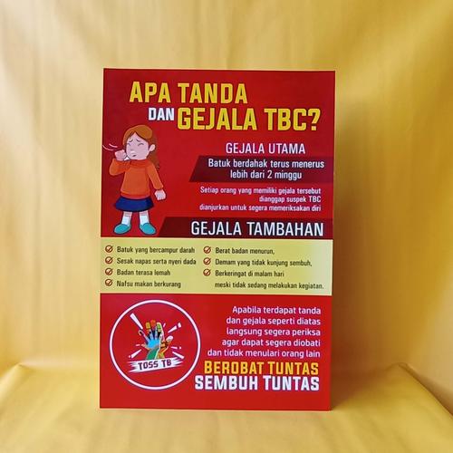 Jual Poster Penyakit | Apa Tanda dan Gejala TBC | Tuberculosis | Kesehatan - Kab. Kediri ...