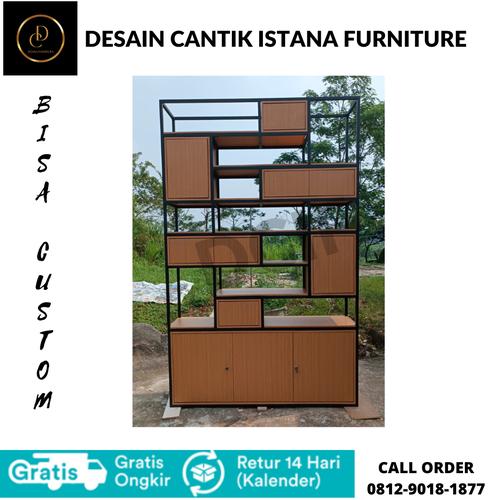 Jual Rak Partisi Industrial Sekat Ruangan Minimalis Modern - Kota ...