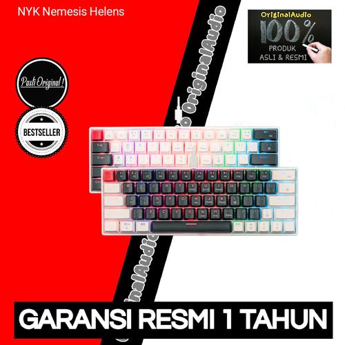 Jual NYK Nemesis Helens MKN06 /MKN 06 Keyboard Mechanical 63 Keys ...