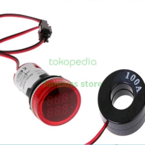 Jual Pilot Lamp LED Ampere Volt Meter Indikator Digital - Jakarta Pusat ...