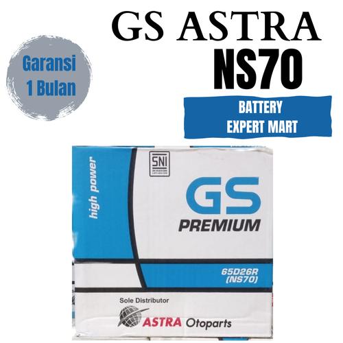 Jual Aki Mobil Mitsubishi Kuda Bensin NS70 GS Astra Aki Basah - Kota ...
