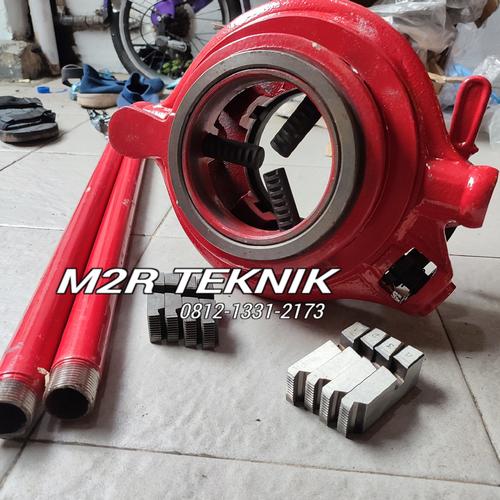 Jual Alat Senai Drat Pipa Manual 2.1/4 - 4 Inch Type NO 177 Ratchet Die ...