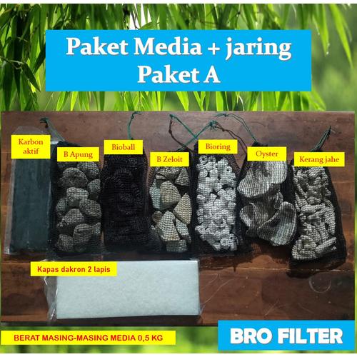 Jual PAKET MEDIA FILTER AQUARIUM DAN KOLAM + JARING WARING MURAH ...