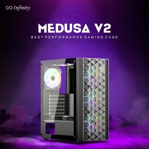 Jual INFINITY MEDUSA V2 With USB TYPE C | ATX Tempered Glass Casing ...