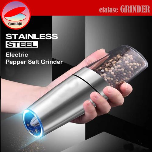 Promo Stainless Steel Pepper Grinder German Alat Giling Biji Lada Garam ...