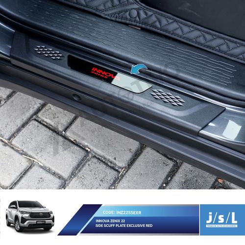 Promo Innova Zenix Side Scuff Plate Exclusive Red JSL Sillplate ...