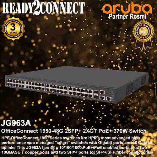 Jual HPE JG963A 1950-48G-2SFP+2XGT-PoE+ Switch Managed 48 Port Gigabit PoE - Jakarta Pusat ...