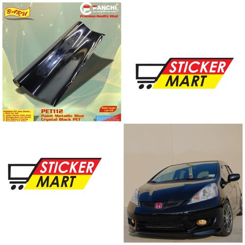 Jual Sticker Mobil Premium Car Wrap Paint Metallic Blue Crystal Black ...
