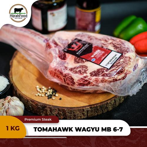 Promo Hijrahfood Beef Wagyu TOMAHAWK Steak MB 6-7 AUS | Grain-Fed Bone ...