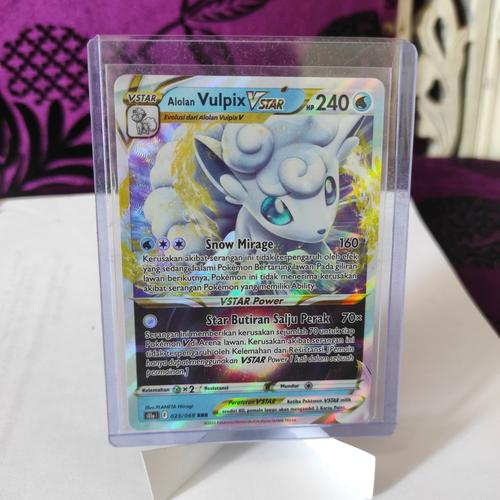 Jual kartu pokemon alolan vulpix vstar 023/068 RRR - Kab. Kampar - WDemir | Tokopedia