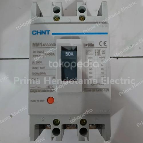 Jual MCCB CHINT 20A/3P NM1-63S | Breaker 20A 3 Pole CHINT | MCCB 20A 3P - Kota Medan - Prima ...