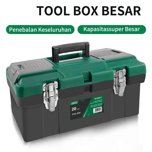 Jual Tool box besar plastik 15 18 20 inch toolbox kotak perkakas box ...