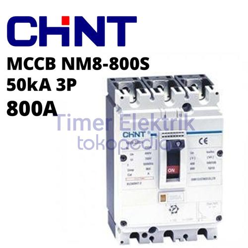 Jual MCCB Chint NM8-800S 50KA 3P 800A - Jakarta Pusat - Timer Elektrik | Tokopedia