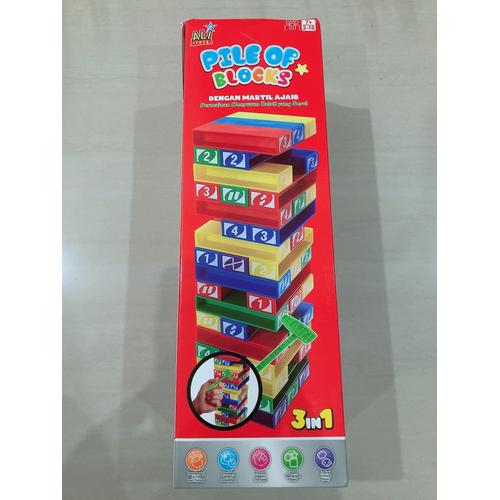 Jual Mainan Balok Stacko / Permainan Anak & Dewasa Kreatif / Balok ...