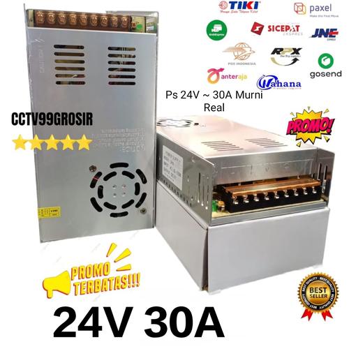 Jual Switching Power Supply PSU 24V 30A High Quality, 24 Volt 30 Ampera Fan - Jakarta Pusat ...