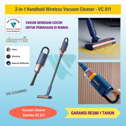 Jual 2-in-1 Handheld Wireless Vacuum Cleaner - Deerma VC 811 - Jakarta ...