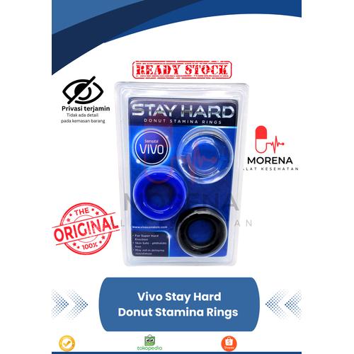 Jual VIVO Stay Hard - Donut Stamina Rings isi 3 / Cincin Tahan Lama ...