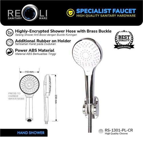 Jual Reoli Hand Shower Mandi REOLI 1301 cr - Kota Depok - Toserba ...