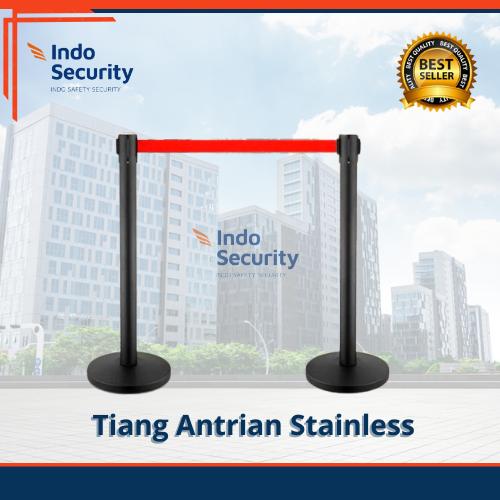 Jual Tiang Antrian Pembatas Stainless Steel Queue Line Warna - Pita ...