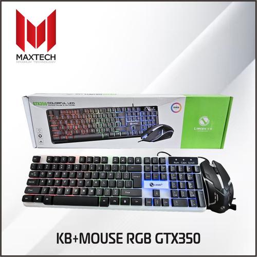 Jual Combo Gaming Keyboard RGB with Mouse - GTX360 - Black - Kota Medan ...