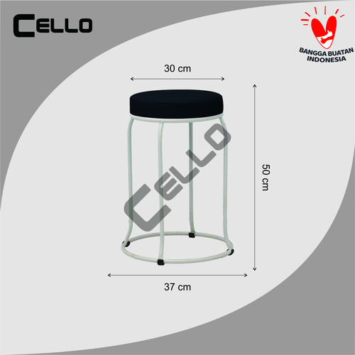 Jual CELLO OREO P - Kursi Bakso Cafe Restoran Besi Busa - Hitam ...