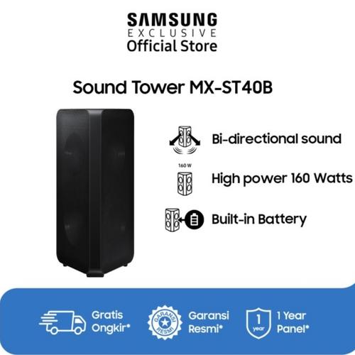Jual SAMSUNG SPEAKER PORTABLE MX ST40B SOUND TOWER MX ST40 AUDIO ...