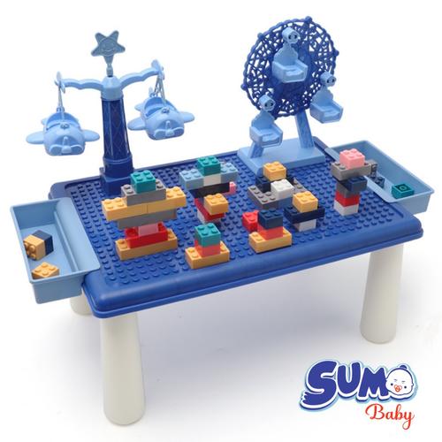 Promo Mainan Balok Blok Block Susun Meja Edukasi Anak Brick Pasang DIY ...