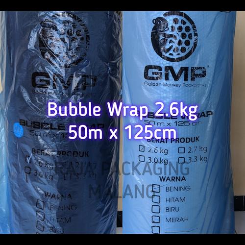 Jual Bubble wrap roll 125cm x 50 meter 2,6 kg Hitam Bening - Bening, 50 M × 125 CM - Kota Malang ...