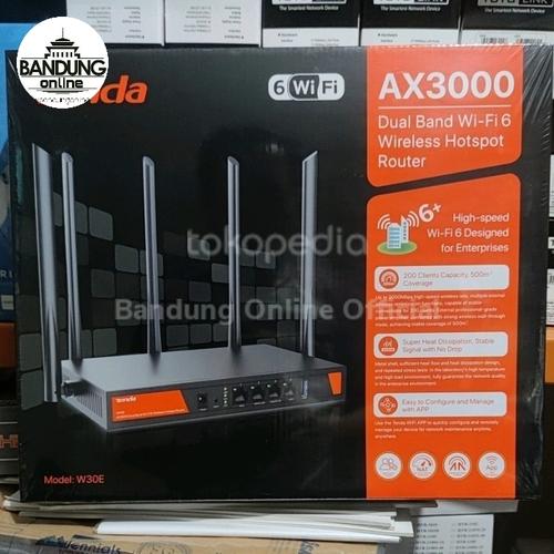 Jual Tenda W30E AX3000 Dual Band WiFi 6 Gigabit Load Balance Router ...