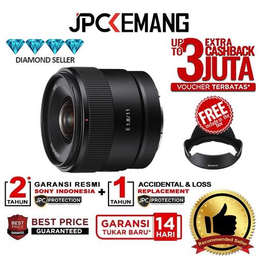 Jual Sony E 11mm f1.8 APSC Lens Sony 11 mm f/1.8 GARANSI RESMI ...